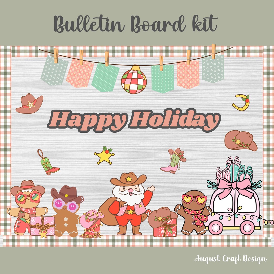 Christmas Bulletin Board Kit/ Classroom Decoration/ December Decoration ...