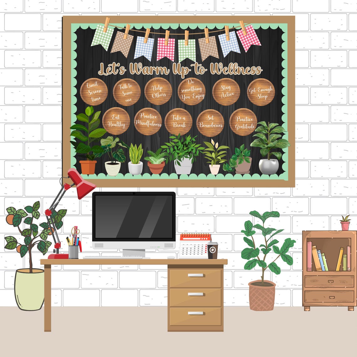 Winter Mental Health Bulletin Board/classroom Mental Health Decor ...