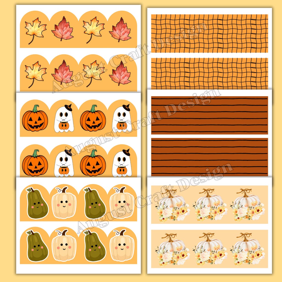 Fall Bulletin Board Borders: Halloween & Autumn Classroom Decor (PDF ...