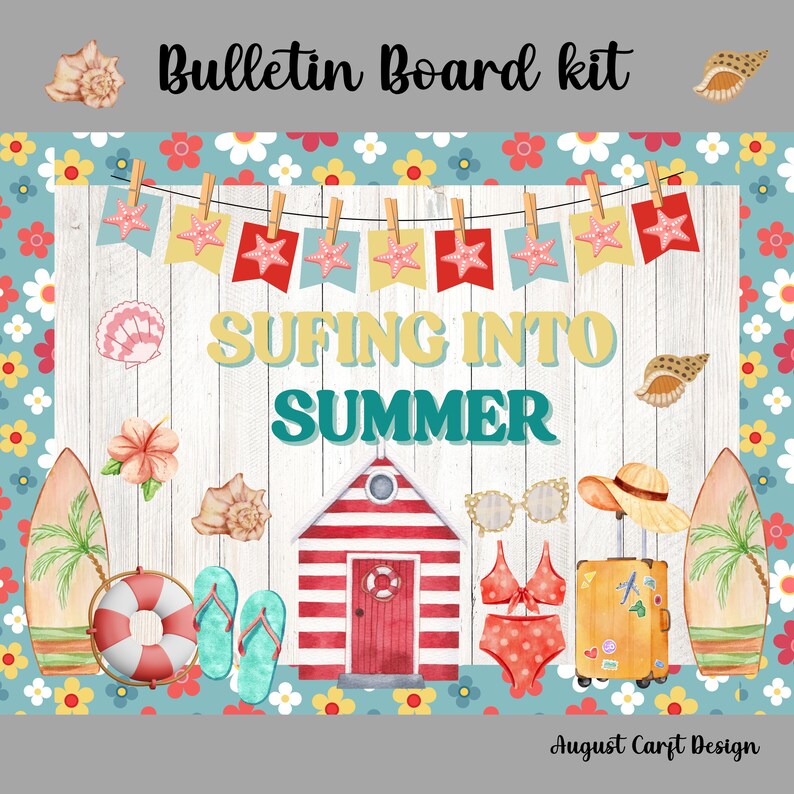 Summer Bulletin Board Ideas /classroom Decor/summer Decor /printable ...