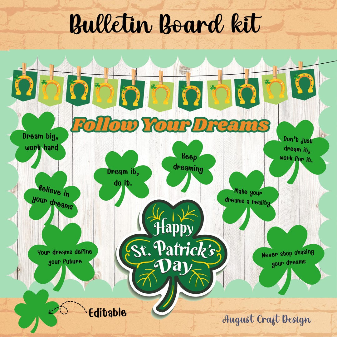 St Patrick’s Day Bulletin Board | Mental Health | Friendship Beads ...