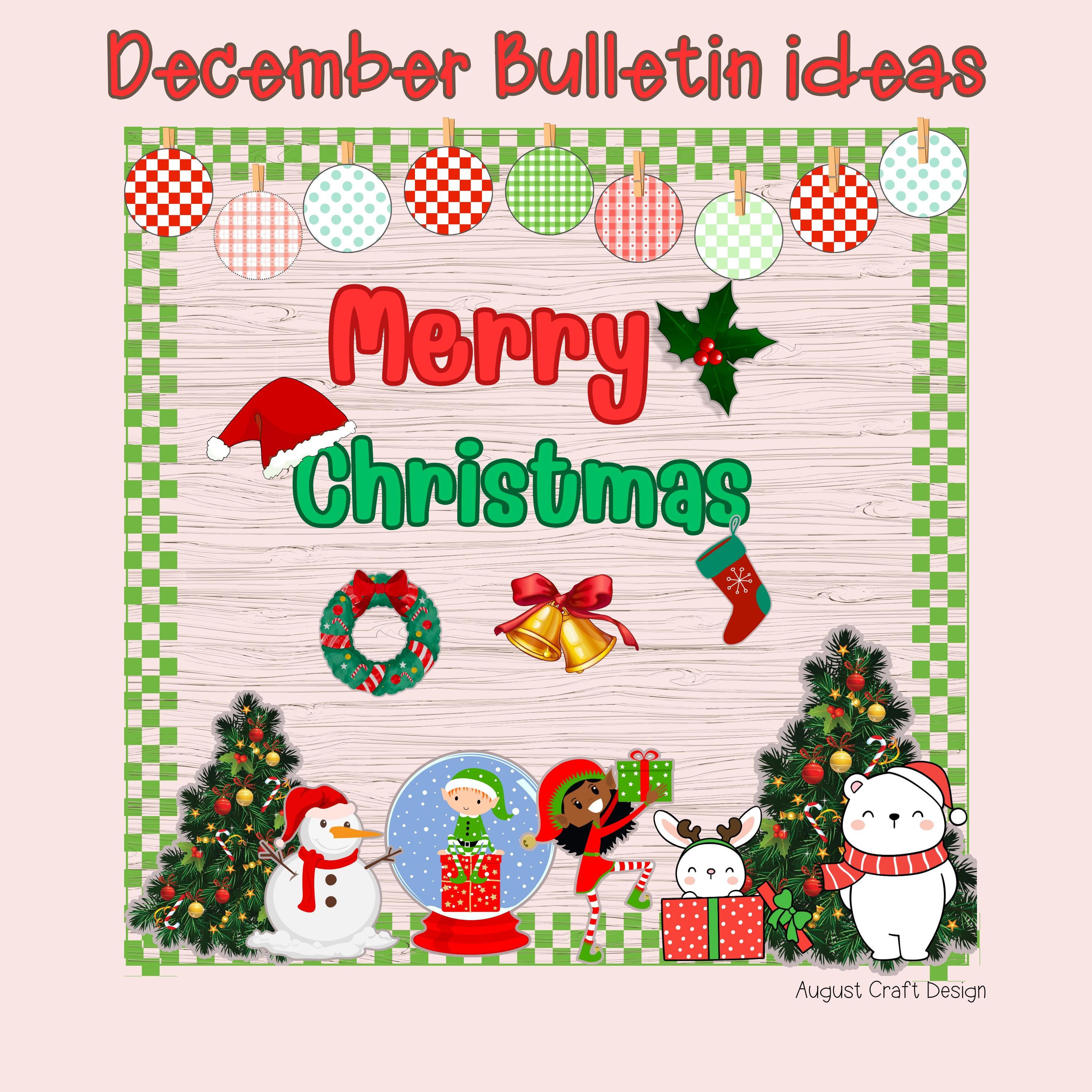 Christmas Bulletin Board Ideas/ December Theme/ Christmas Classroom ...