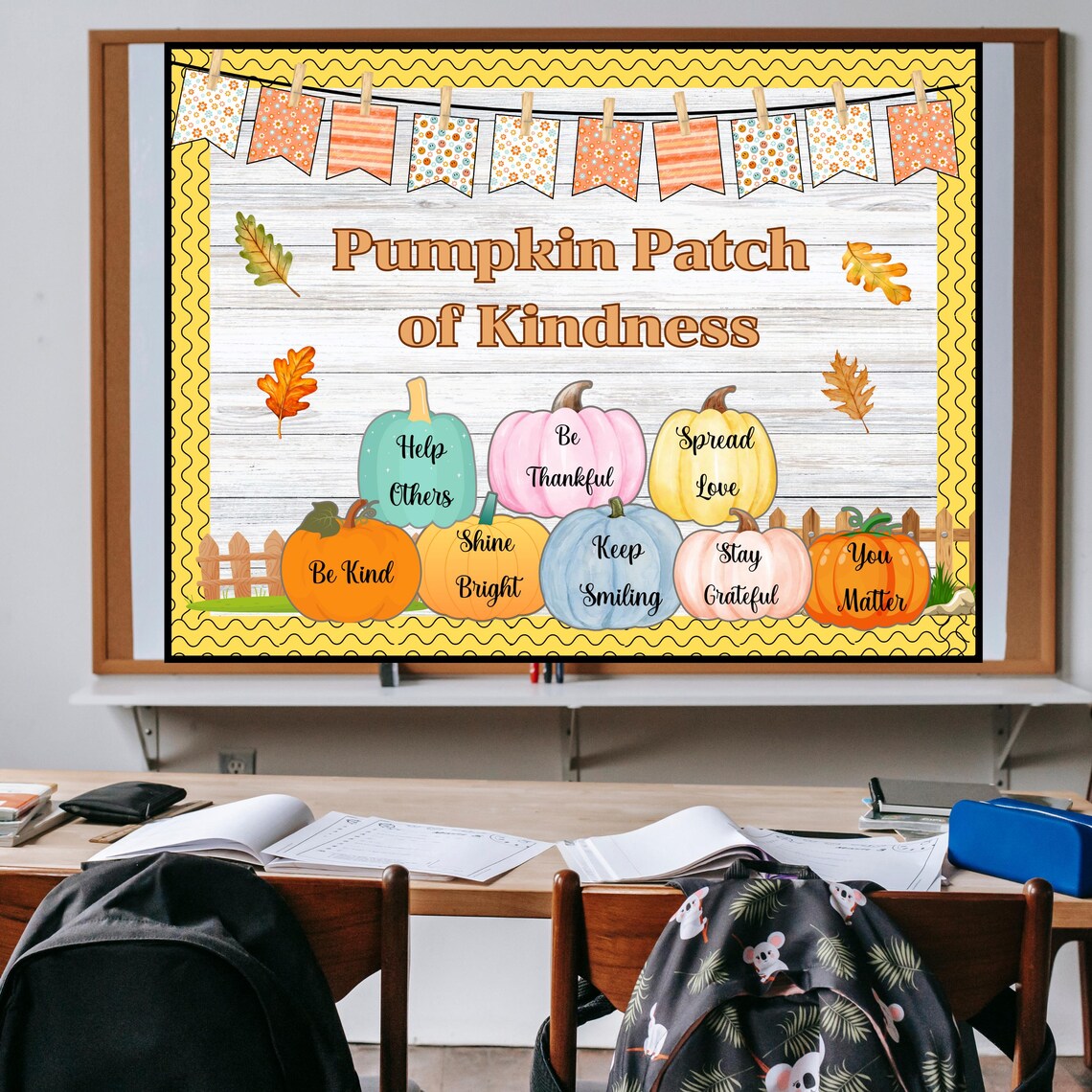 Fall Classroom Decor – Self-care Bulletin Board – Printable Positive ...