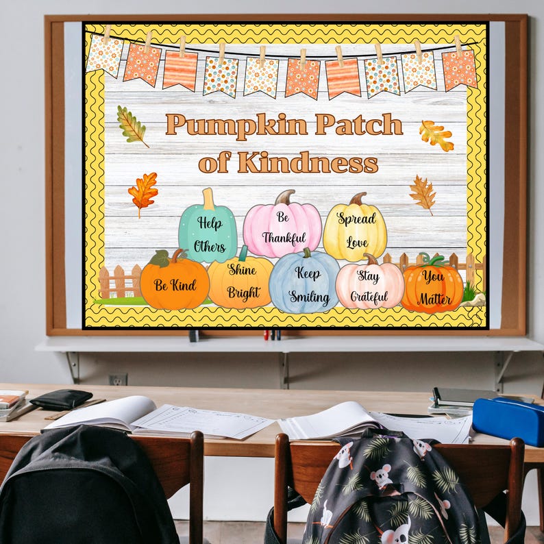 Fall Classroom Decor – Self-care Bulletin Board – Printable Positive ...