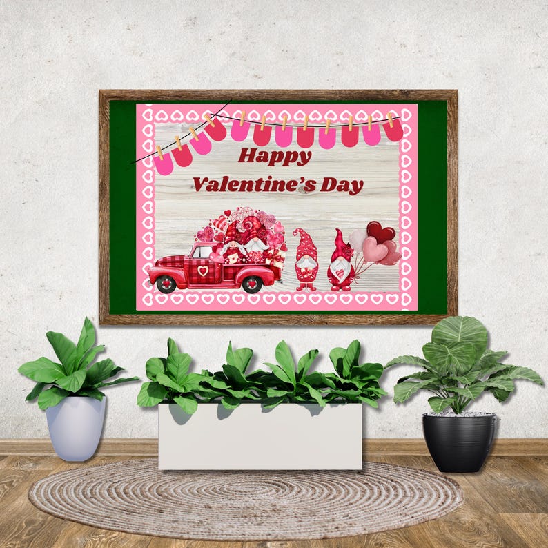 Valentines Bulletin Board Kit Printable Classroom Decoration. - Etsy