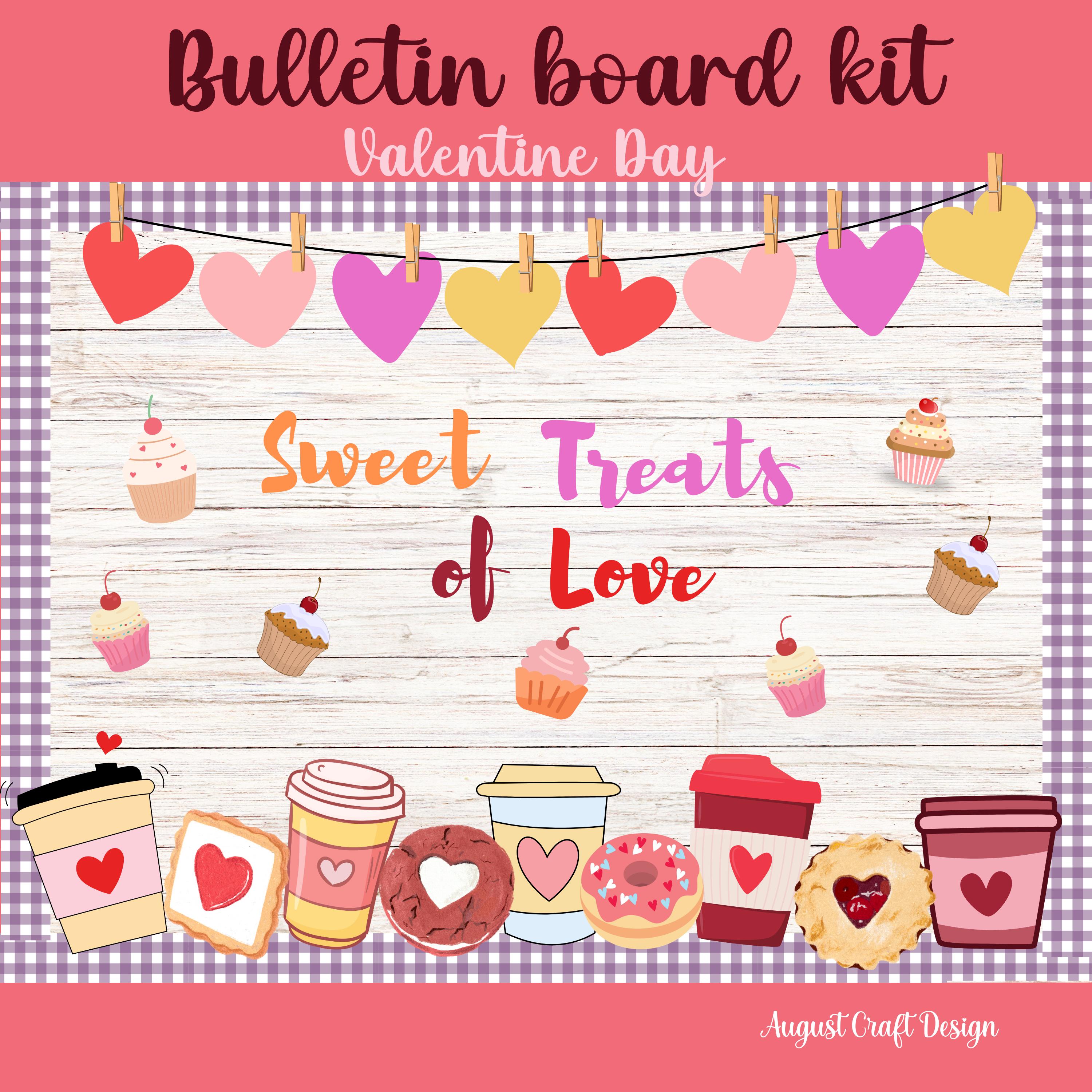 Valentines Bulletin Board, Printable February Bulletin Board, Love ...