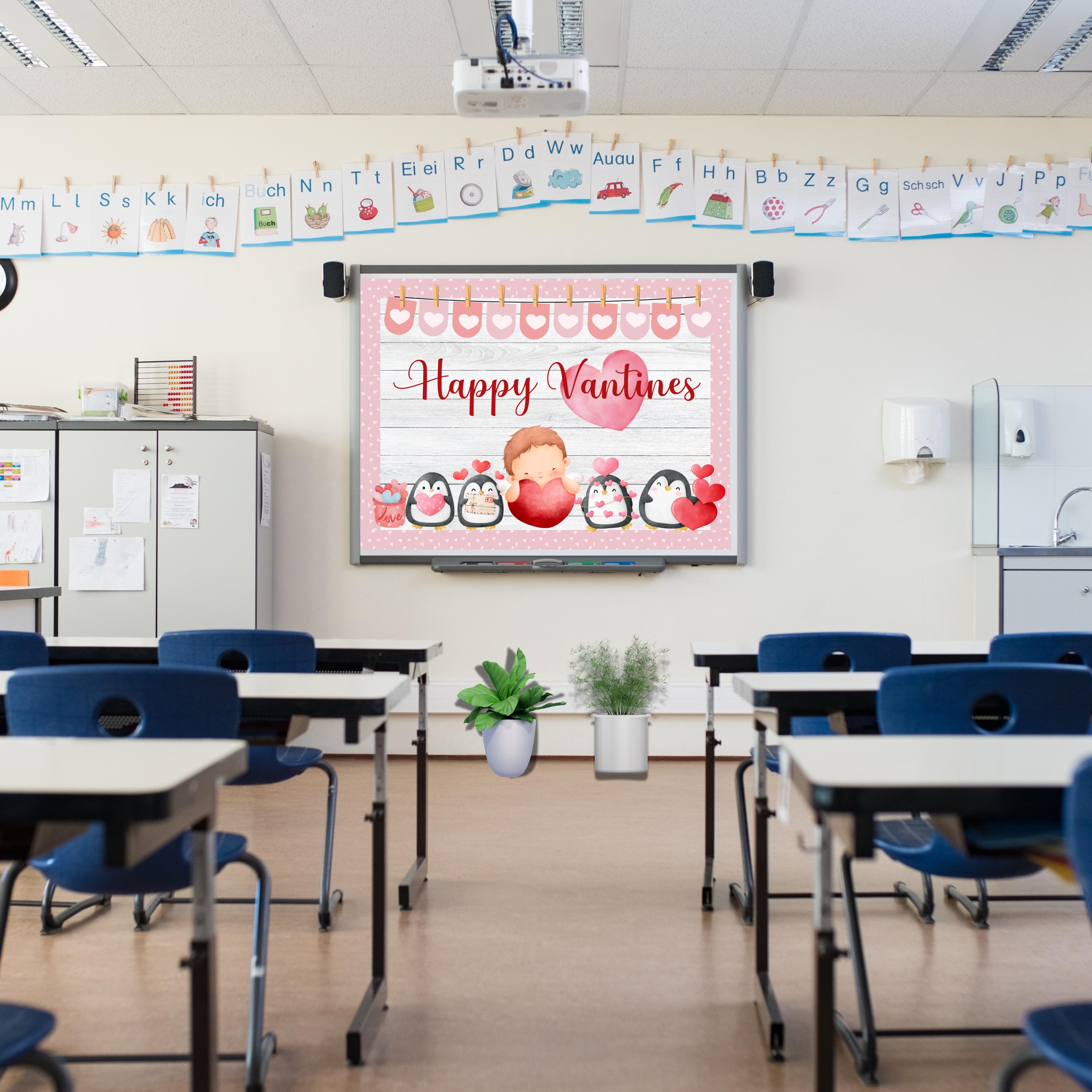 Valentines Bulletin Board Kit Printable Classroom Decoration. - Etsy