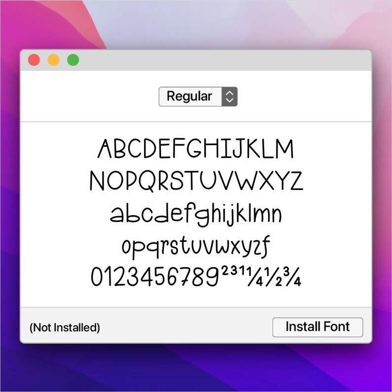 Handwriting Font, Goodnotes Simple Font, Study Font, Digital Note Font ...