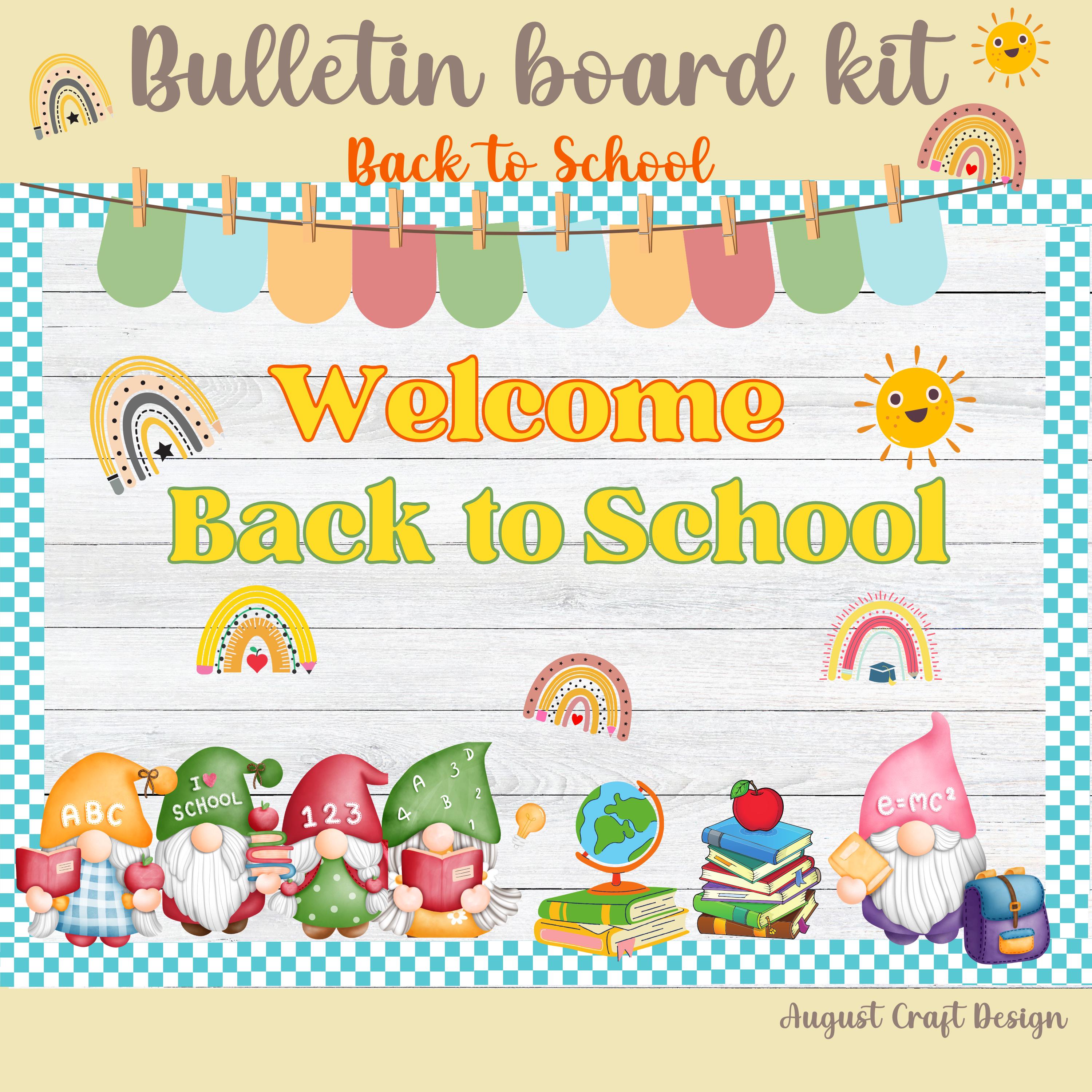 Back to School Bulletin Board Kit or Classroom Door Decor, Easy and ...