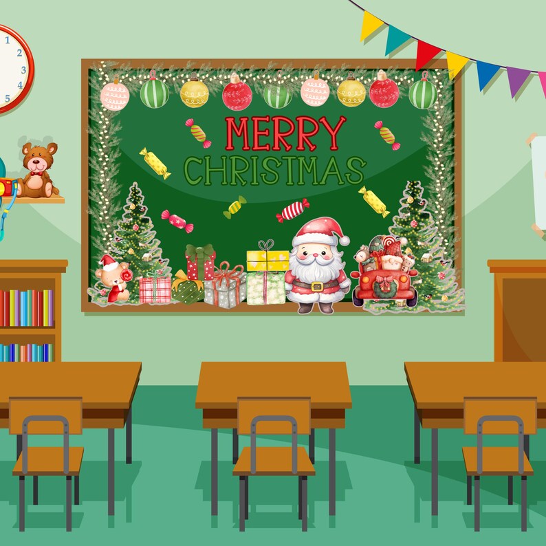Christmas Bulletin Board Kit/ Classroom Decoration/ December Theme ...