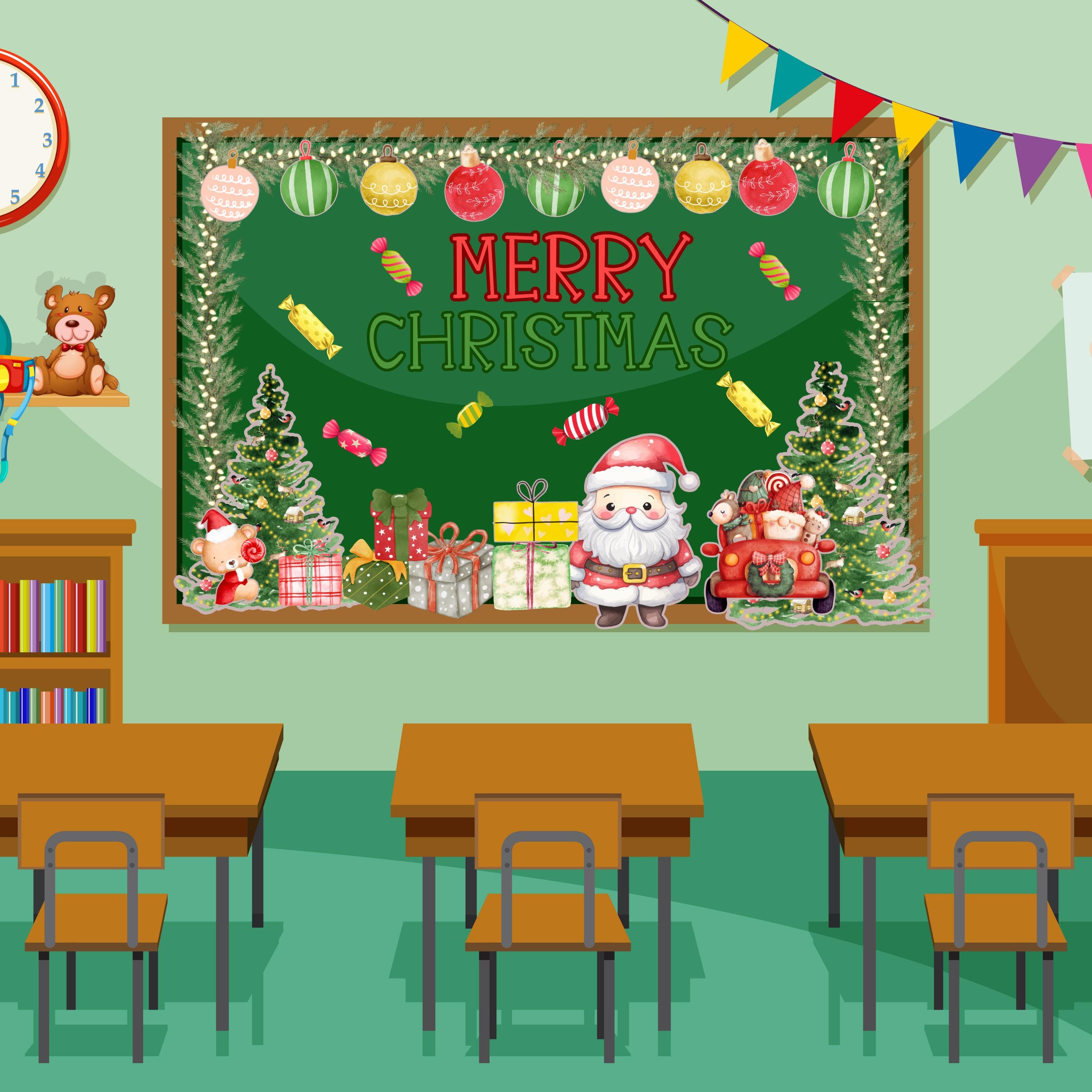 Christmas Bulletin Board Kit/ Classroom Decoration/ December Theme ...