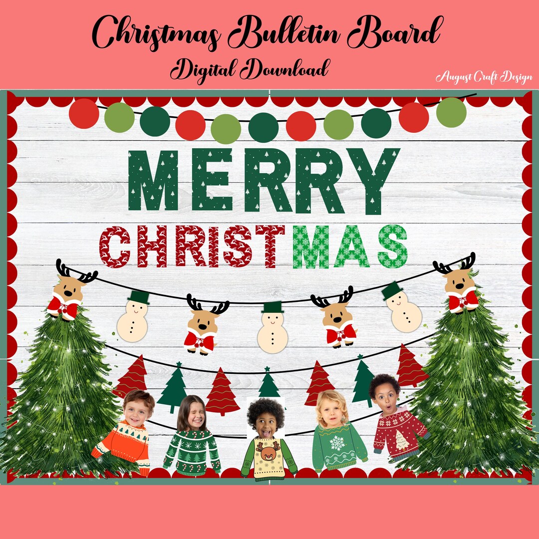 Christmas Bulletin Board Kit/ Classroom Decoration/ December Decoration ...