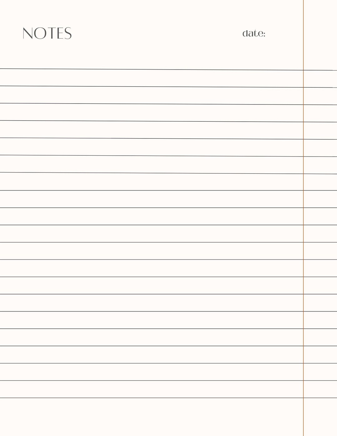 Notebook Template - Etsy