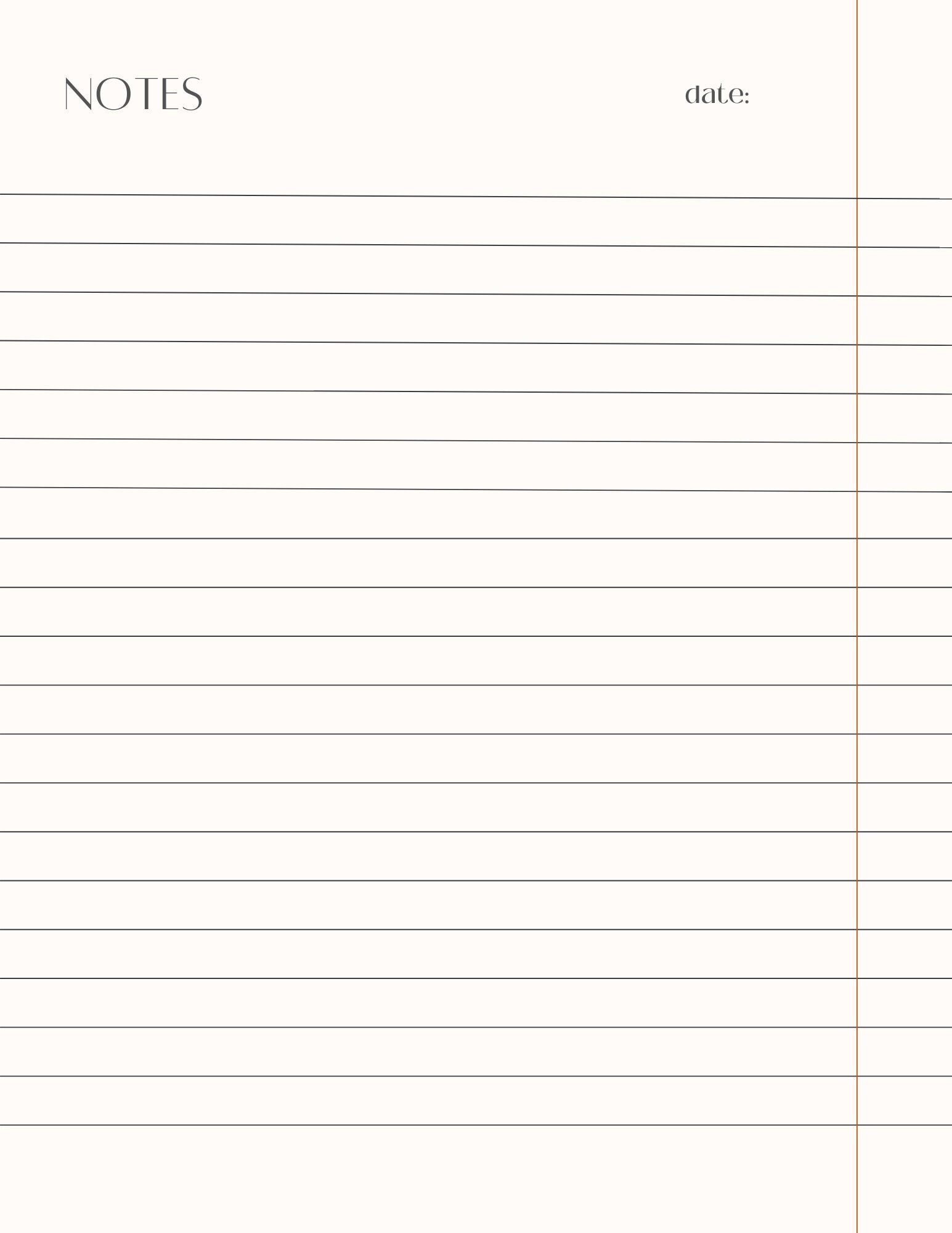 Notebook Template - Etsy