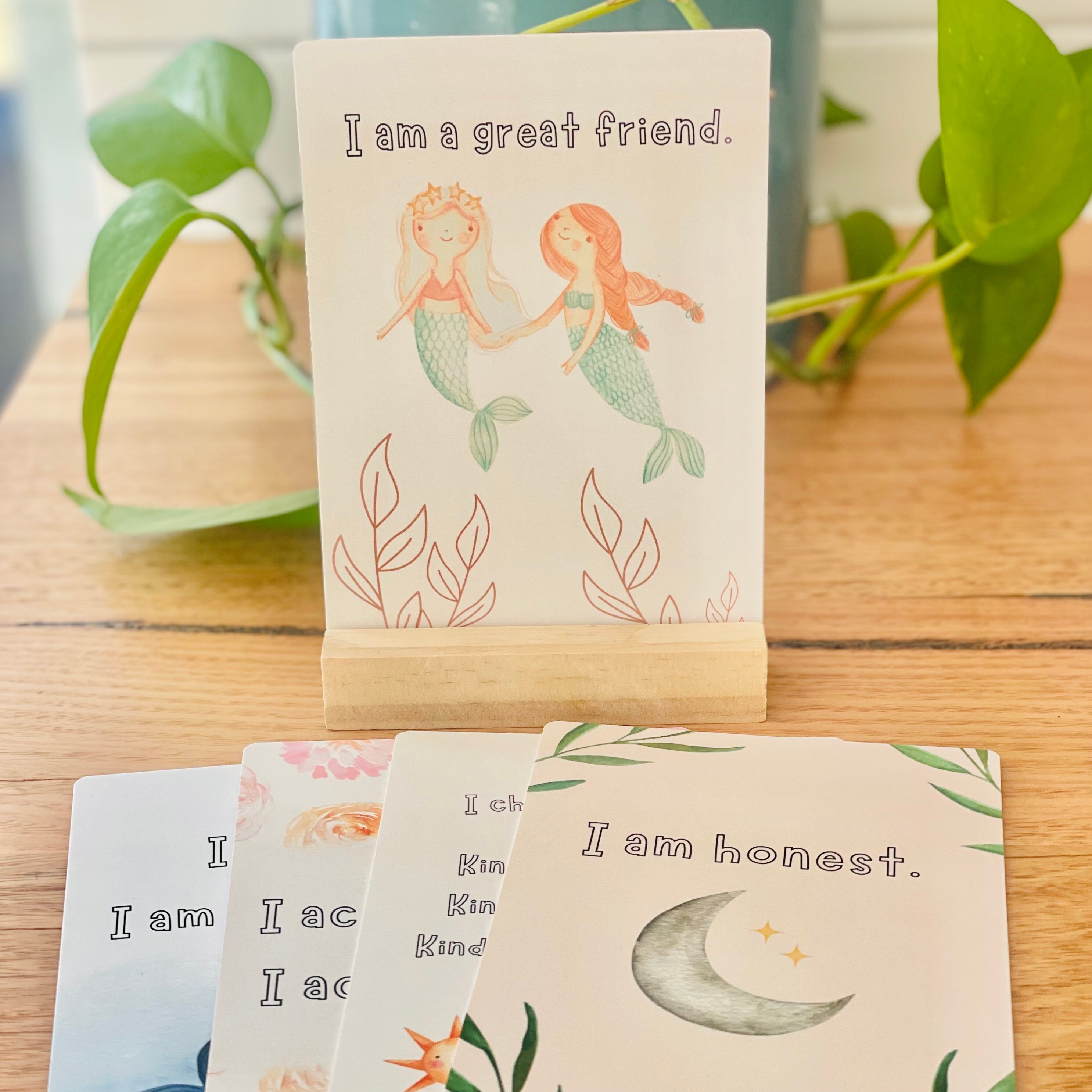 Positive Affirmation Cards for Kids - Mindfulness and Positivity - Etsy