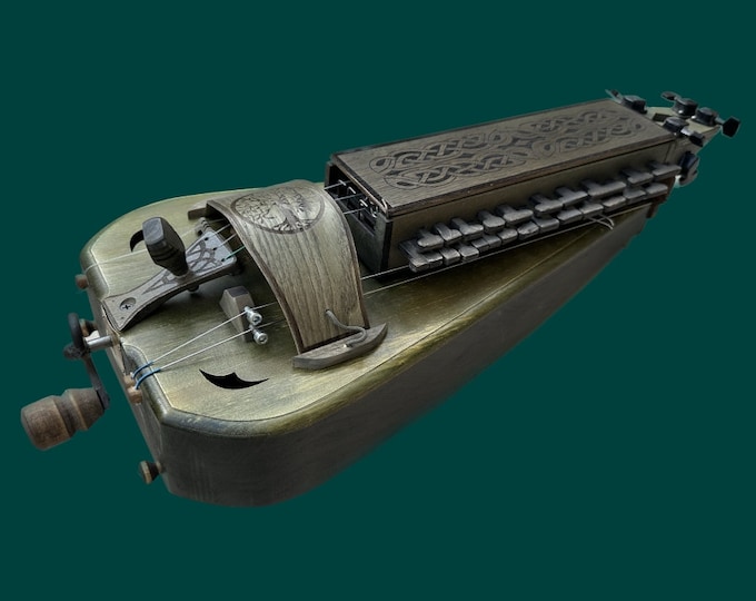 Hurdy-gurdy Unique Musical Instrument, Wooden DIY Instrument Kit ...