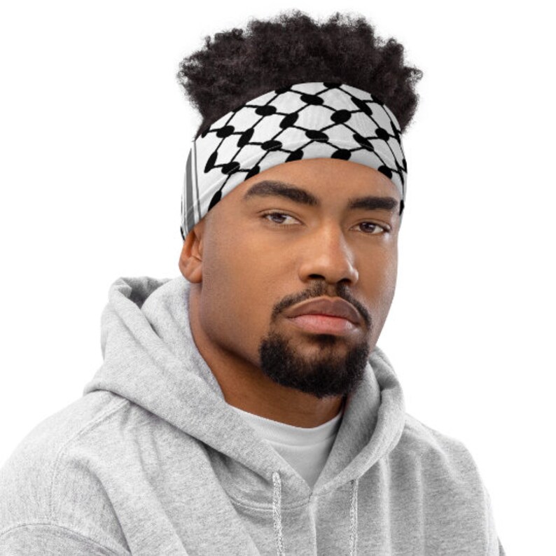 Free Palestine Kuffiyah Neck Gaiter Koffiya Arafat Palestine Gift Red ...