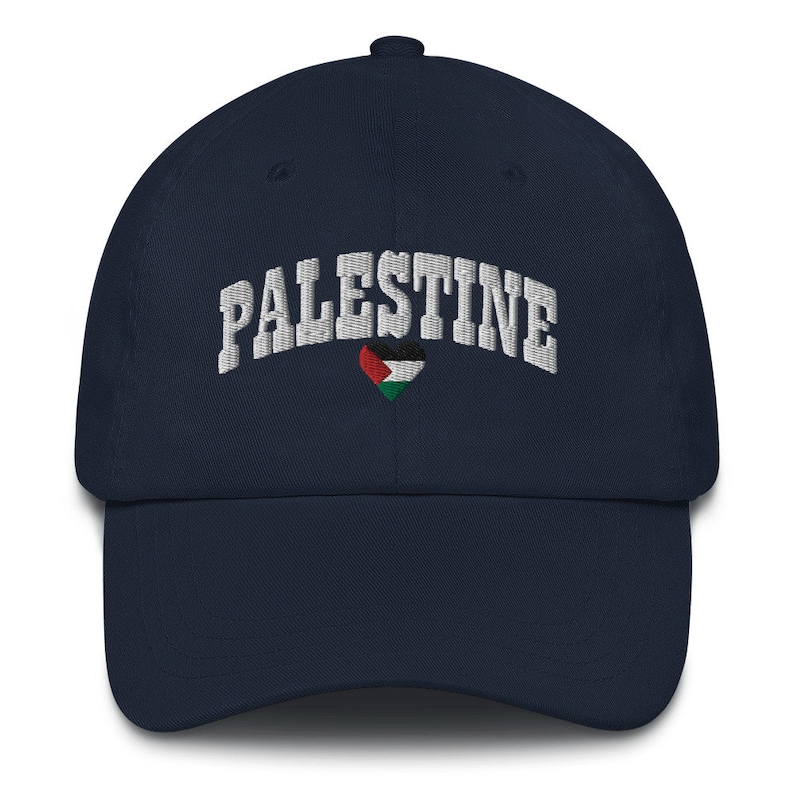 Free Palestine Flag Heart Embroidered Dad Cap Palestine Hat Cap ...