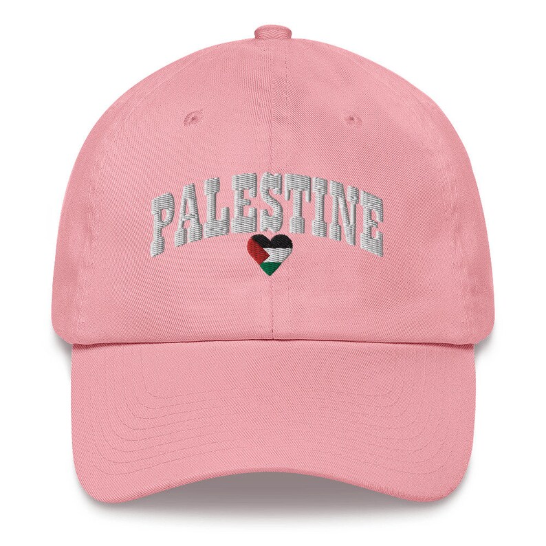 Free Palestine Flag Heart Embroidered Dad Cap Palestine Hat Cap ...