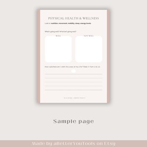 Life Audit Workbook Printable, 2024 Goal Setting Workbook, Self ...