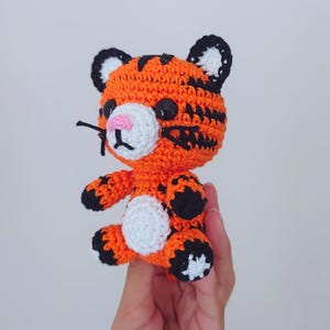 Cute Amigurumi Tiger Crochet Pattern | Easy Small Safari Tiger Ebook ...
