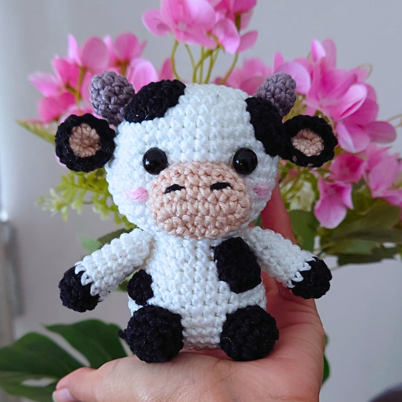 Baby Cow Amigurumi Crochet Pattern | Easy Farm Tutorial (PDF) - Etsy