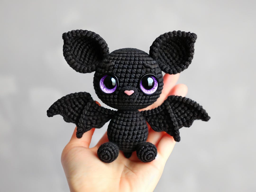 Plush Bat Crochet Pattern PDF Bat Amugurumi Crochet Ebook Tutorial DIY ...