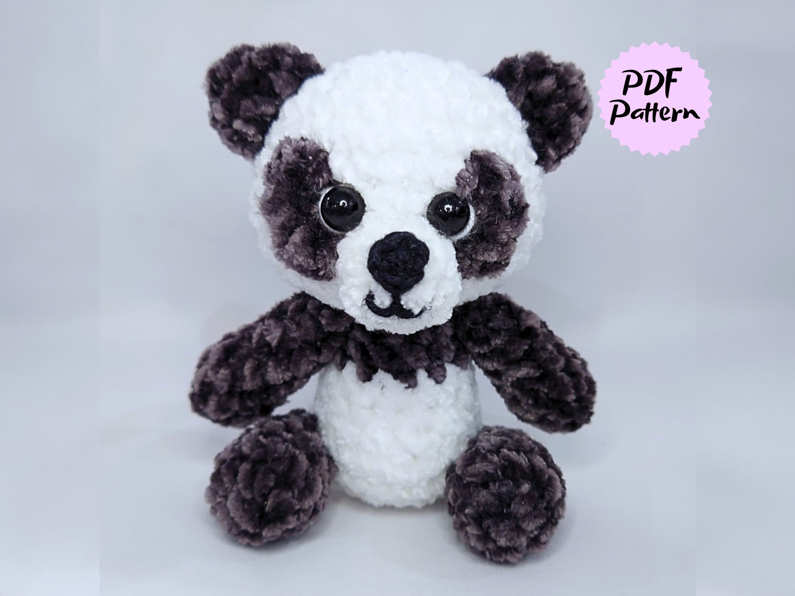 Baby Panda Amigurumi Crochet Pattern | Beginner Friendly (digital ...