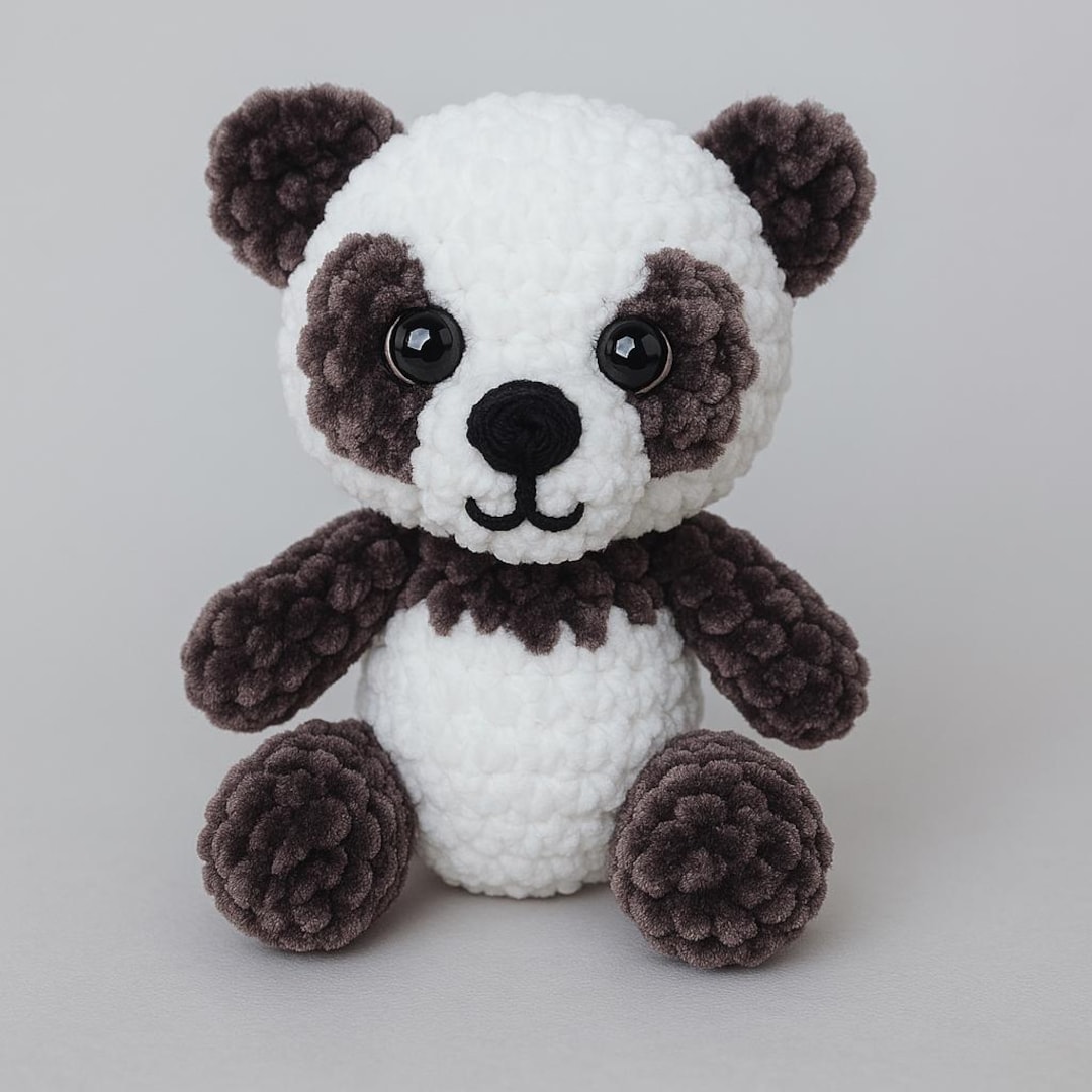 Baby Panda Amigurumi Crochet Pattern | Beginner Friendly (digital ...