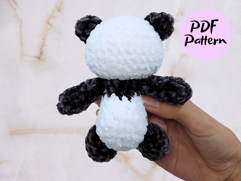 Baby Panda Amigurumi Crochet Pattern | Beginner Friendly (digital ...