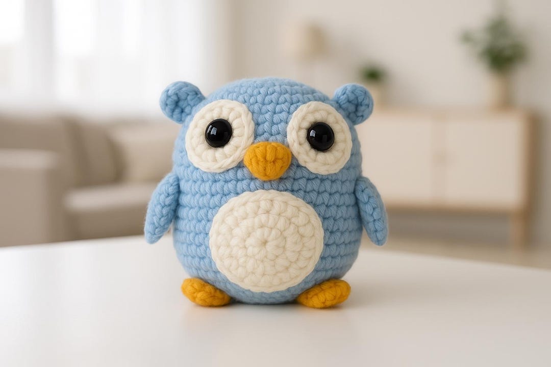 Baby Owl Crochet Pattern | Amigurumi Owl Pattern | Safari Animal ...