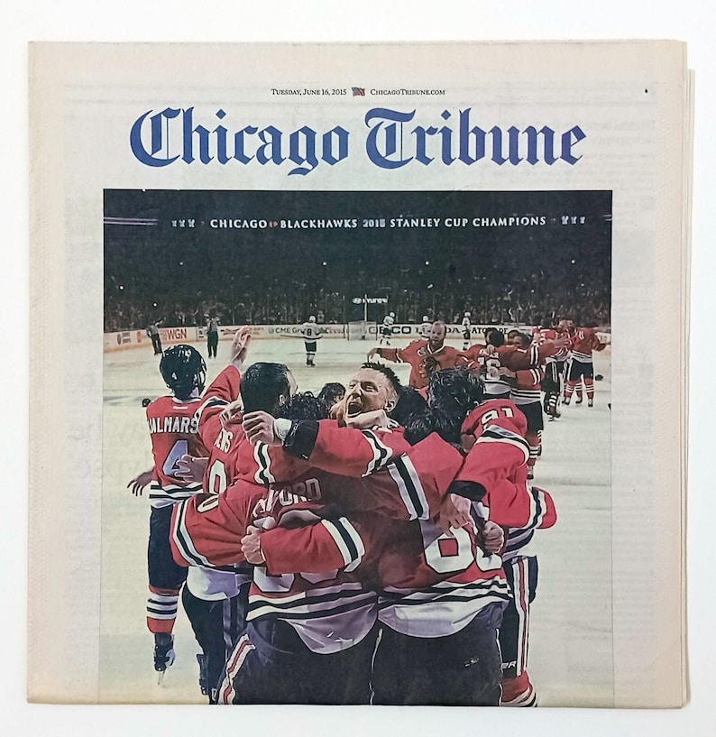Chicago Blackhawks - 2015 Stanley Cup Title - the Chicago Tribune ...
