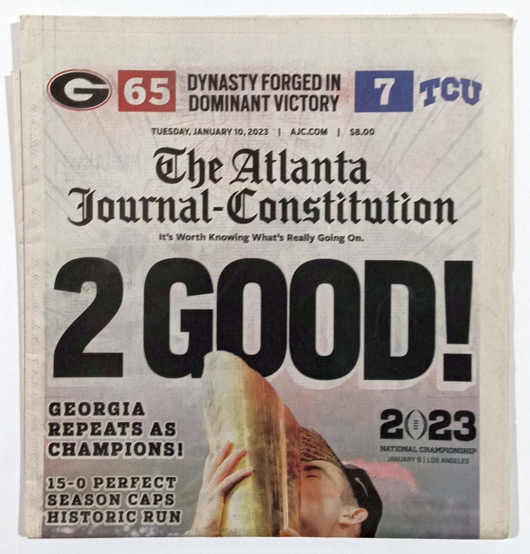 Georgia Bulldogs - 2023 BCS National Championship - Atlanta Journal ...