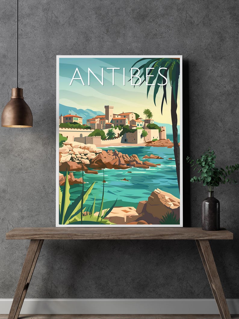 "antibes" Poster - Etsy