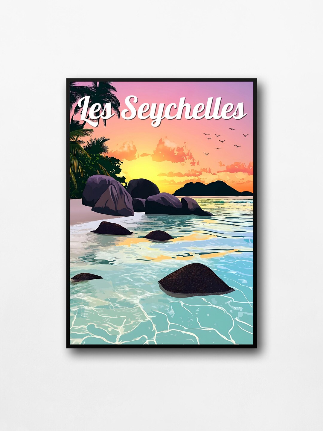 Poster the Seychelles - Etsy