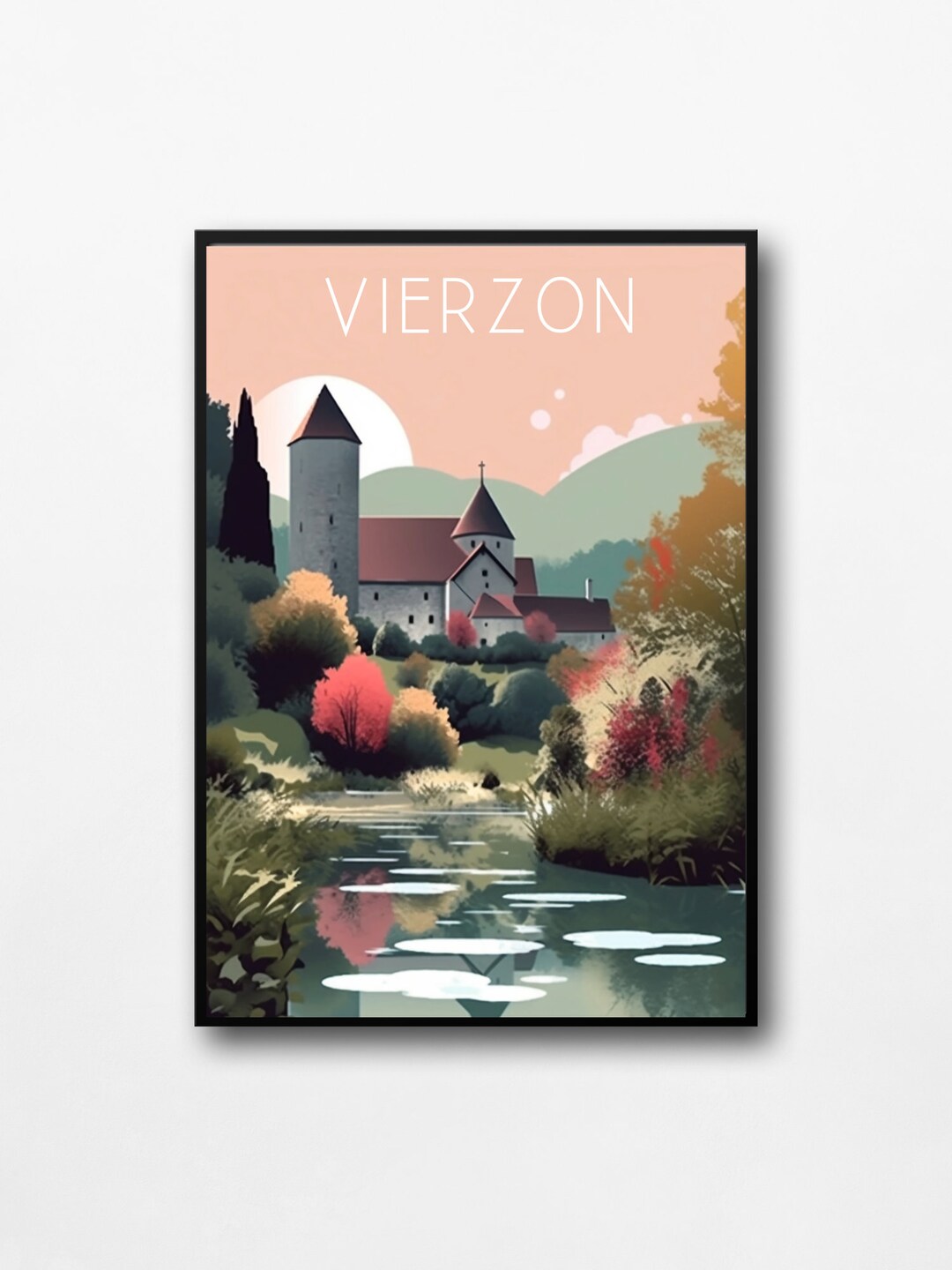 Poster vierzon 30x40 Cm - Etsy