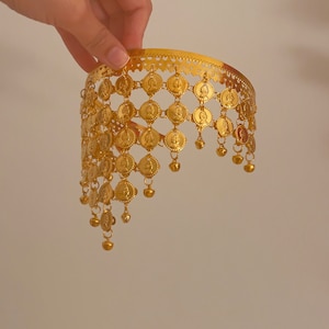 Headpiece Lira Coin Arabic Hair Egyptian Saudi Emirati Kuwaiti Omani ...