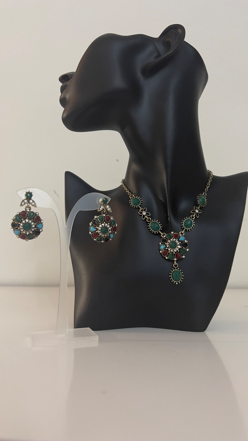 Moroccan Wedding Arabic Jewelry Set Iraqi Dubai Gold Ottoman Turkish ...