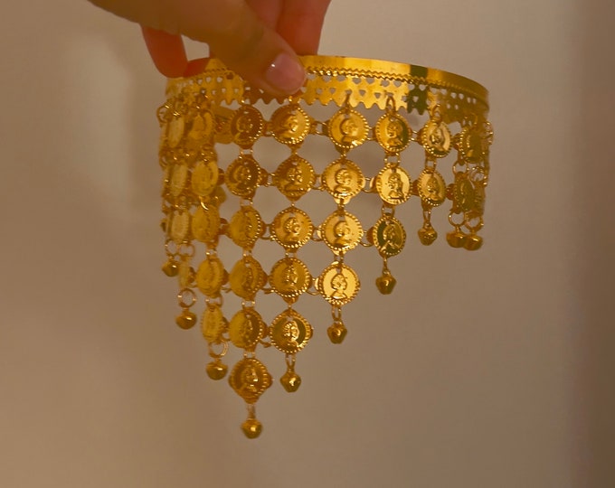 Headpiece Lira Coin Arabic Hair Egyptian Saudi Emirati Kuwaiti Omani ...