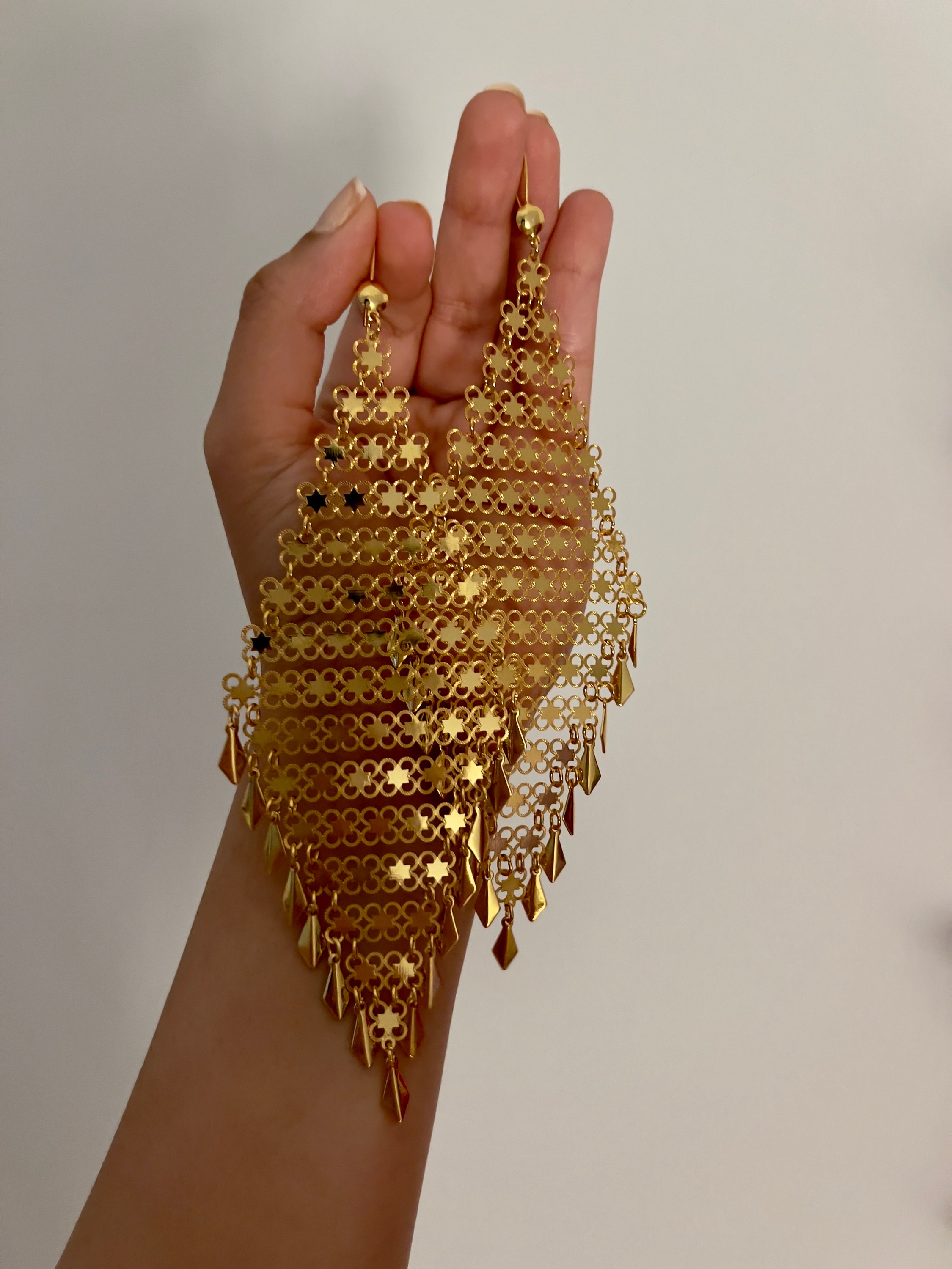 24K Gold Plated Arabic Iraqi Dubai Gold Turkish Egyptian Belly Dance ...