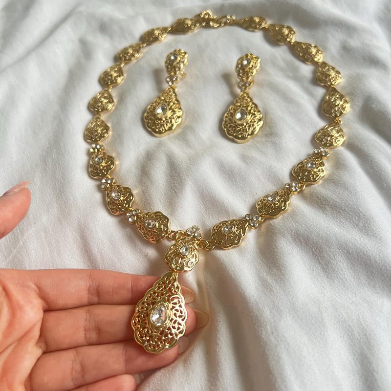 Dubai Gold Jewelry Set - Etsy