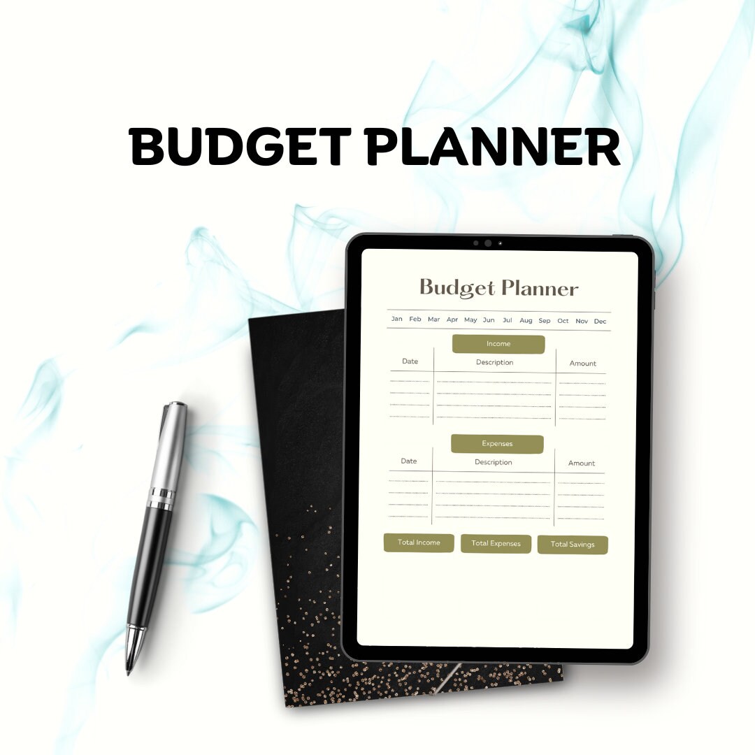 Budget Planner Printable Expenses Tracker Monthly Bills - Etsy