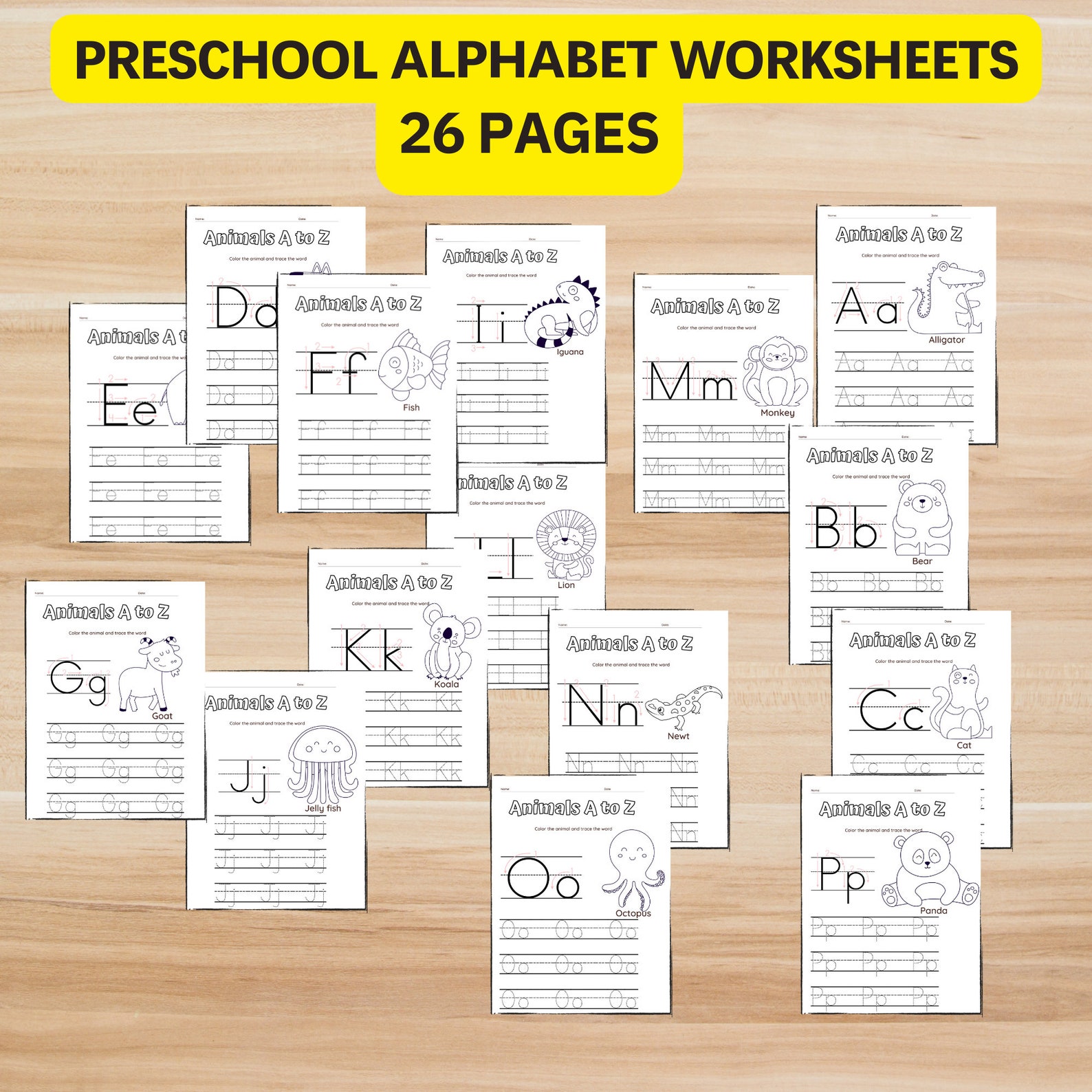 Alphabet Worksheets,letter of the Day, Printable,tracing,coloring ...