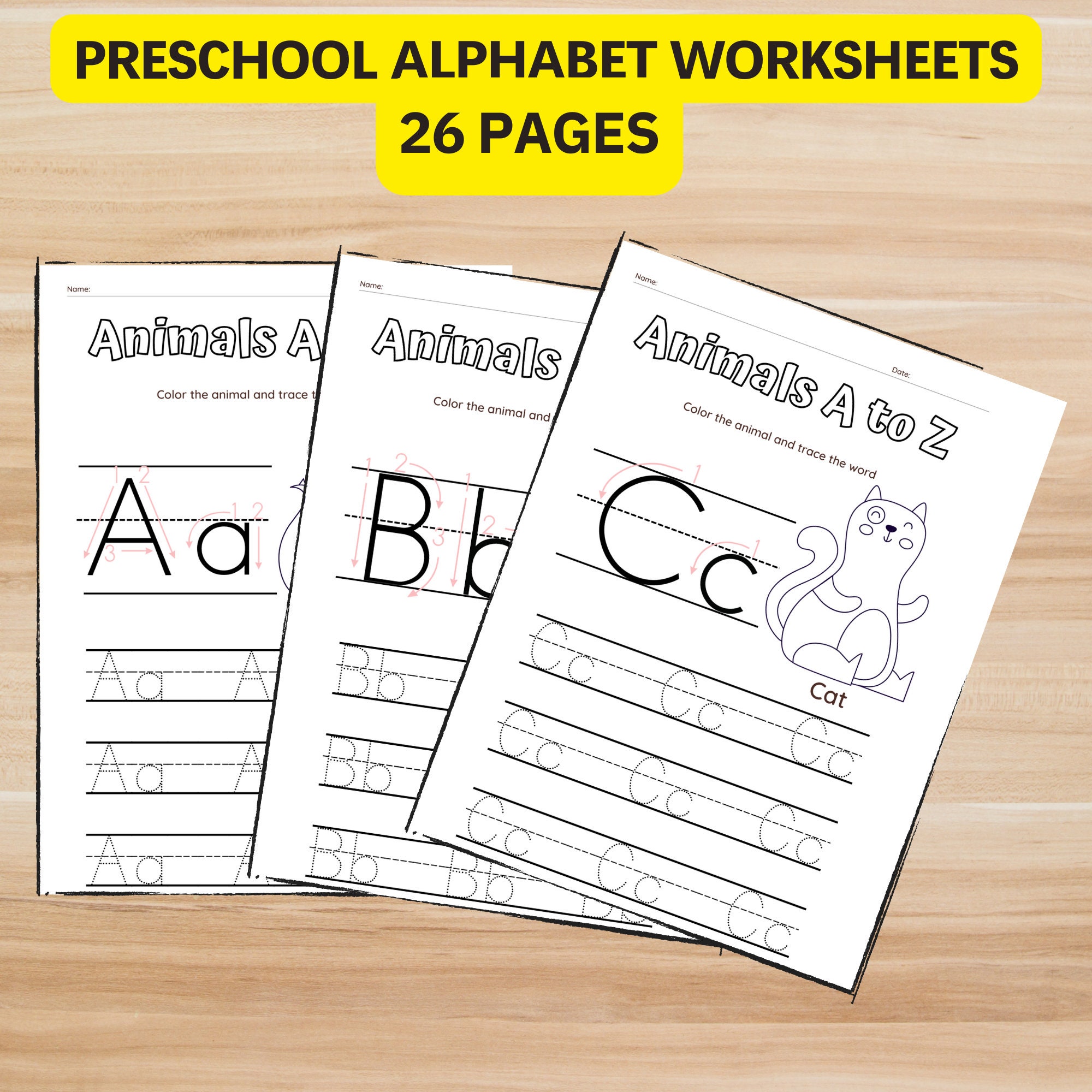 Alphabet Worksheets,letter of the Day, Printable,tracing,coloring ...