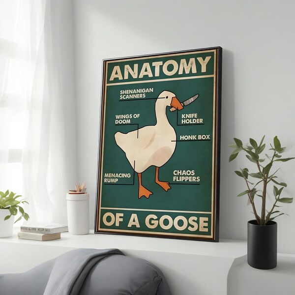 Goose Art - Etsy