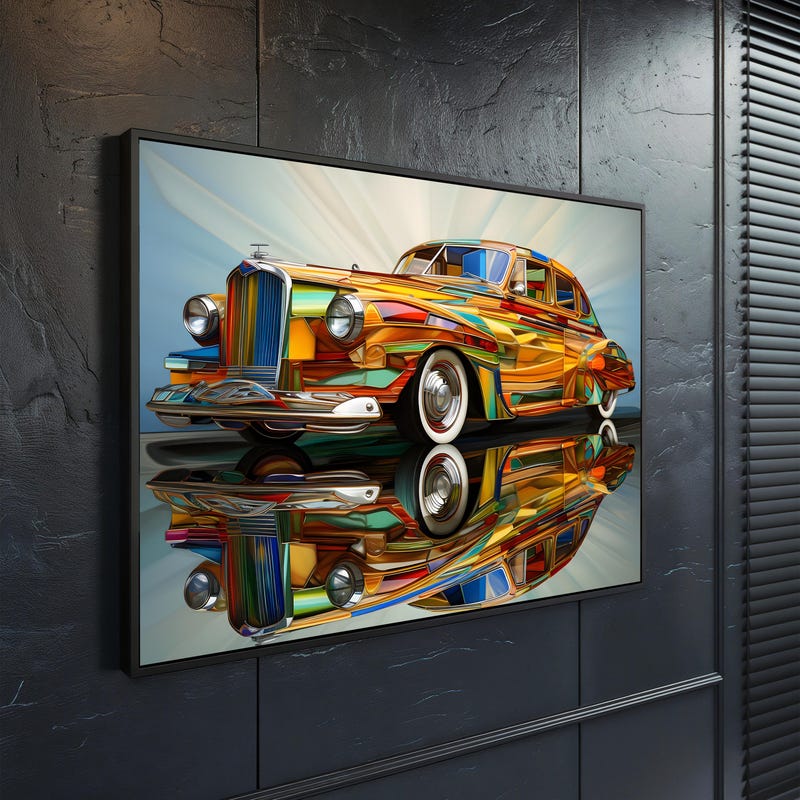 Classic Car Wall Art - Etsy