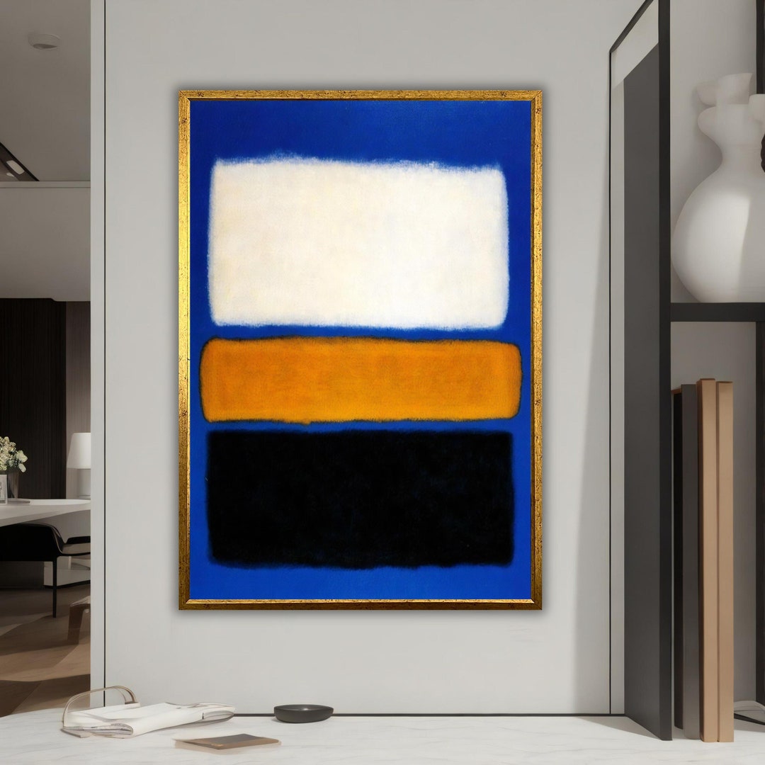 Mark Rothko Expressionism Art Print, Framed Canvas, Ready to Hang, Wall ...