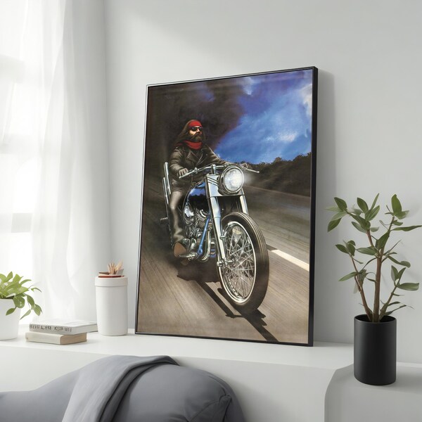 Abstract Harley Davidson Painting - Etsy