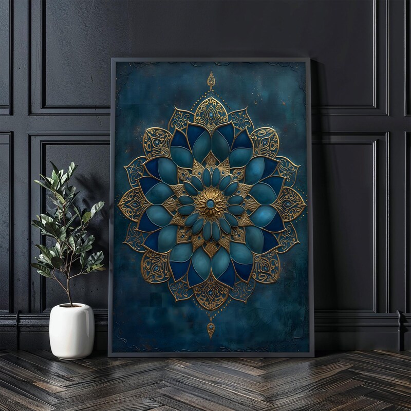 Mandala Canvas - Etsy