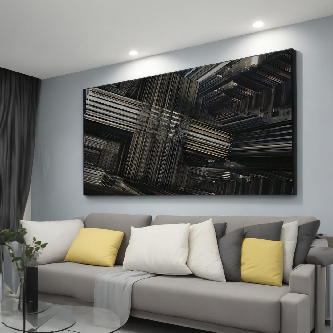 Interstellar Sci-fi Canvas Painting - Famous Movie Poster Wall Art ...